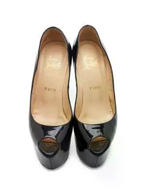 CHRISTIAN LOUBOUTIN Daffodile Peep-toe Platform Pumps
