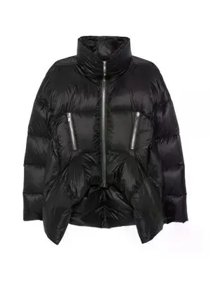 Rick Owens Quilted Funnel-neck Puffer Jacket - Black