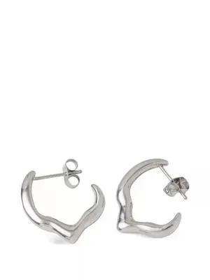 TRUSSARDI Trussardi Sculptural Hoop Earrings