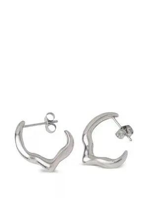 TRUSSARDI Trussardi Sculptural Hoop Earrings