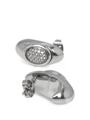 TRUSSARDI Crystal-embellished Chunky Earrings