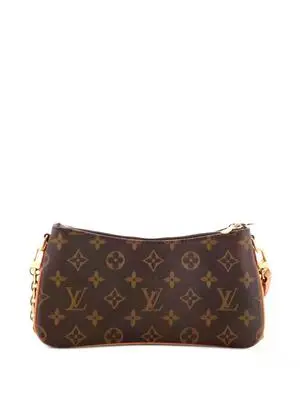 LOUIS VUITTON Monogram Canvas Liv Pochette Cross Body Bag - Brown