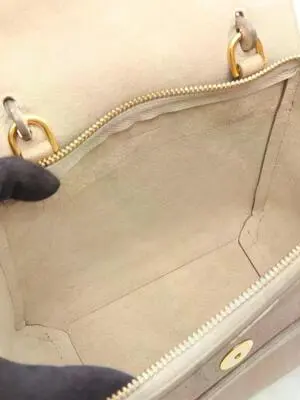 Celine Nano Grained Calfskin Belt Bag Satchel - Neutrals