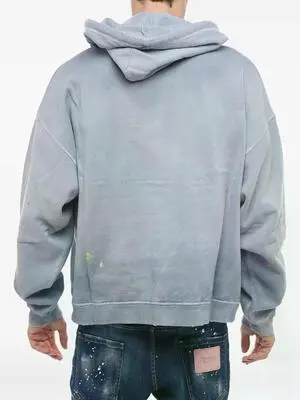 Dsquared2 Paint-splatter Logo-patch Hoodie