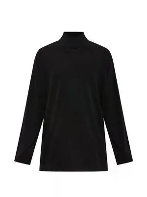 Yohji Yamamoto Stand-up Collar Long-sleeve T-shirt
