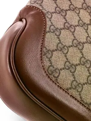 Gucci Jackie 1961 Gg Coated Canvas Small Hobo Bag