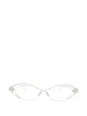YVMIN Metallic-finish Sunglasses - Silver
