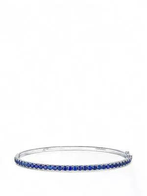 Kwiat Stackable Blue Sapphire Stackable Bangle - Silver