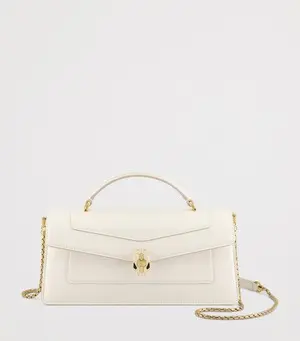 BVLGARI Leather Serpenti Forever Elongated Top-handle Bag
