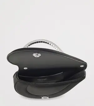 BVLGARI Satin Serpenti Cuore 1968 Top-handle Bag