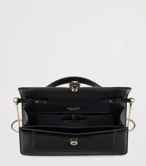 BVLGARI Leather Serpenti Forever Top-handle Bag