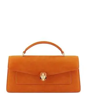 BVLGARI Serpenti Forever Top-handle Bag - Orange