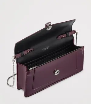 BVLGARI Leather Serpenti Forever Chain Wallet