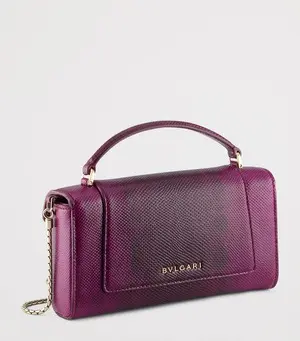 BVLGARI Karang Leather Serpenti Forever Chain Wallet