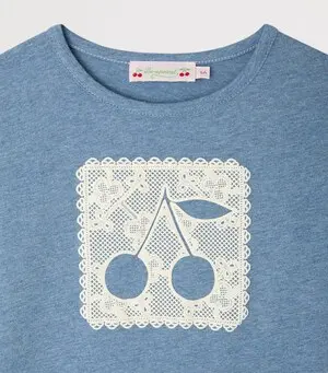 Bonpoint Cotton Cherry Long-sleeve T-shirt