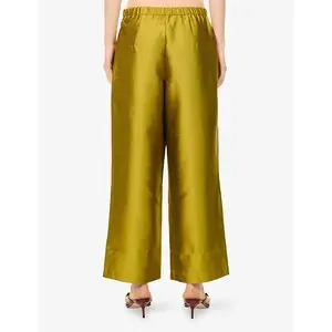REFORMATION Olina Cropped Woven Trousers