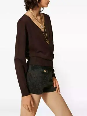 TWINSET Viscose-blend Crossover Jumper