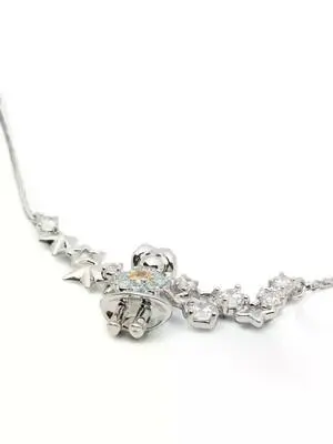 YVMIN Crystal Necklace - Silver