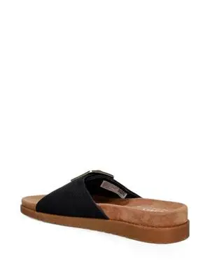 Toms Marin Buckle-detail Slides - Black