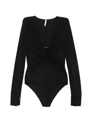 Imperial Twist-detail V-neck Bodice