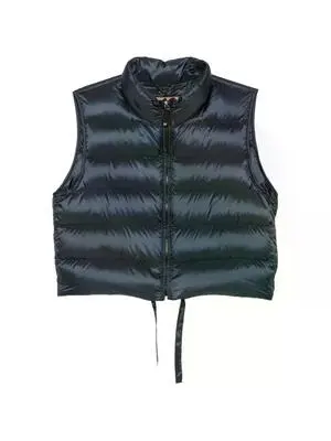 Max Mara Quilted Gilet - Blue