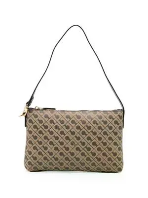 GHERARDINI Monogram-print Shoulder Bag - Neutrals