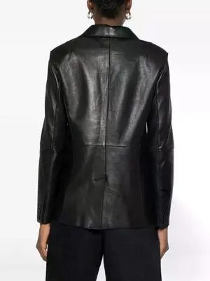 P.a.r.o.s.h Single-breasted Leather Jacket