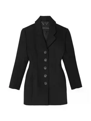 Marc Jacobs Notched-lapel Button-up Blazer Dress - Black