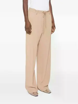 Imperial Drawstring Wide-leg Trousers