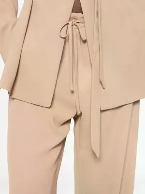 Imperial Drawstring Wide-leg Trousers