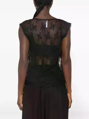 Imperial Draped Lace Blouse