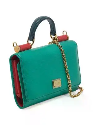 Dolce & Gabbana Miss Sicily Von Leather Mini Bag