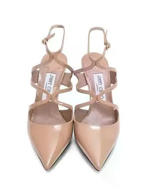 JIMMY CHOO 2010s Azia Patent Leather Pumps