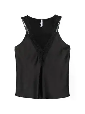 Imperial Lace-trim Camisole Top