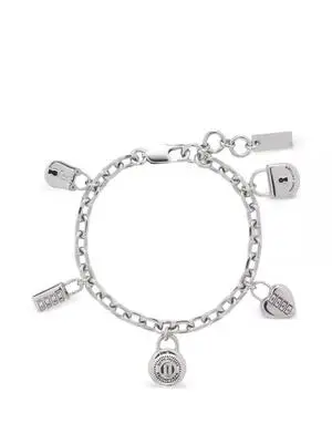 Marc Jacobs Padlock Charm Bracelet - Silver