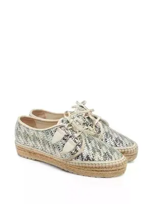 Dior Espadrille Lace-up Sneakers