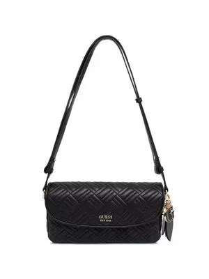 Guess Quilted Shoulder Bag - Black