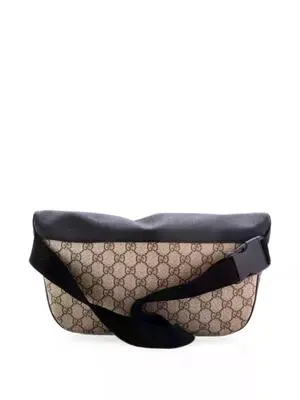 Gucci Eden Waist Bag Gg Coated Canvas Large Belt Bag - Brown