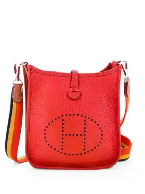 Hermès Evelyne Bag Gen Iii Clemence Tpm Crossbody Bag - Red