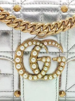 Gucci Small Gg Marmont Matelassé Shoulder Bag