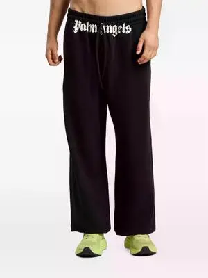 Palm Angels Logo-print Track Pants - Black
