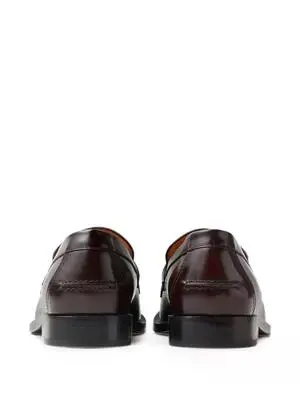 Versace Manu Leather Loafers