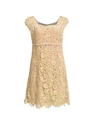 Dolce & Gabbana Lace Mini Dress - Neutrals