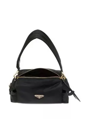 Prada Logo-plaque Shoulder Bag