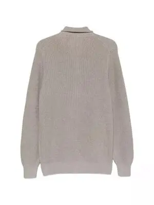 Brunello Cucinelli Ribbed-knit Zip-up Cardigan
