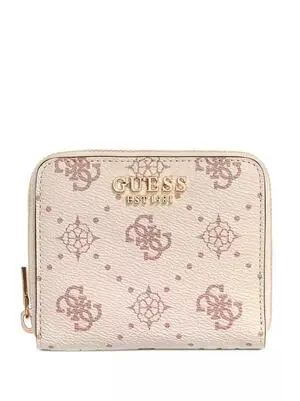 Guess Carrie 4g Peony Logo Wallet - Neutrals