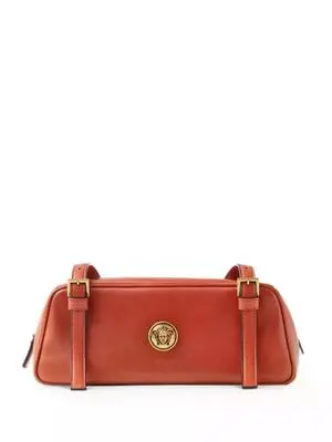 Versace Emblème Nappa Bowling Bag - Orange