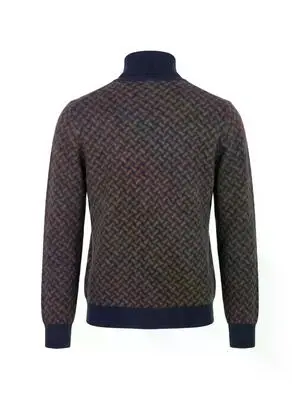 DRUMOHR Basket-weave Roll-neck Sweater