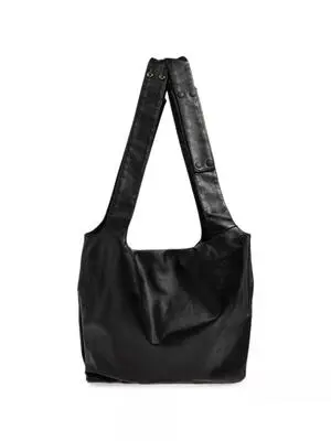 Yohji Yamamoto Leather Tote Bag - Black