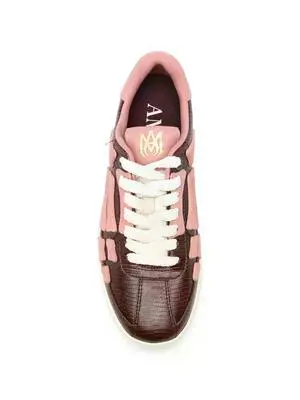 Amiri Skel-top Lizard-effect Sneakers
